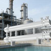 China Stainless Steel Industrial Heat Exchanger with Customized Size and 0.1-10 Mpa Design Pressure for sale