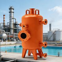 China Stainless Steel Air To Water Heat Exchanger with Customized Size and 0.1-10 Mpa Design Pressure for sale