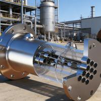 China Stainless Steel Horizontal Tube Heat Exchanger with Customized Size and 0.1-10 Mpa Design Pressure for sale