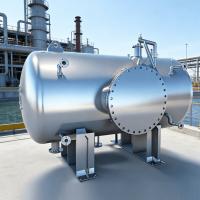 China Stainless Steel Oil Water Separator with Customized Size and 0.1-10 Mpa Design Pressure for Industrial Applications for sale