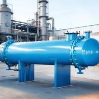 China Stainless Steel Industrial Condenser with Customized Size and 0.1-10 Mpa Design Pressure for High Efficiency Thermal Management for sale