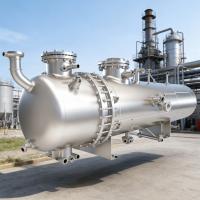 China Stainless Steel Industrial Condenser with Customized Size and 0.1-10 Mpa Design Pressure for High Efficiency Thermal Management for sale