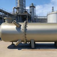 China Stainless Steel Horizontal Three Phase Separator with Customized Size and 0.1-10 Mpa Design Pressure for Petrochemical Processing for sale