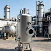 China Custom Fabricated Pressure Vessel with Stainless Steel Construction and 0.1-10 Mpa Design Pressure for Chemical Processing for sale