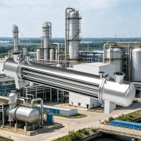 China Custom Fabricated Pressure Vessel with Stainless Steel Construction and 0.1-10 Mpa Design Pressure for Chemical Processing for sale