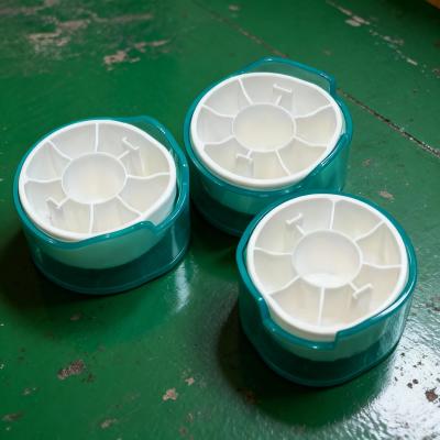 China Chemical Resistant Overmolding Parts with 100,000-500,000 Shot Mold Life and Custom Color Options for sale