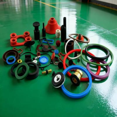 China Custom Heat Resistant Rubber Molding Parts 200℃ Tensile Strength PU 30-98 Shore A for sale