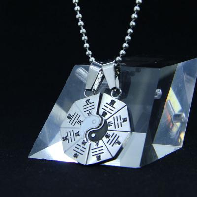 China New Fashion Valentines Holiday Lovers Couples Stainless Steel Necklace Pendants LPL05 for sale