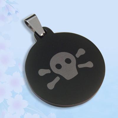 China Fashion High Quality Fashion Stainless Steel Round Shapped Necklace Pendant LPR444 for sale