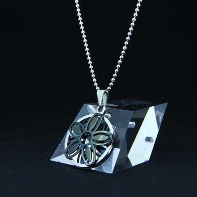 China Fashion High Quality Fashion Stainless Steel Round Shapped Necklace Pendant LPR71 for sale