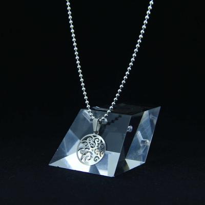 China Fashion High Quality Fashion Stainless Steel Round Shapped Necklace Pendant LPR73 for sale