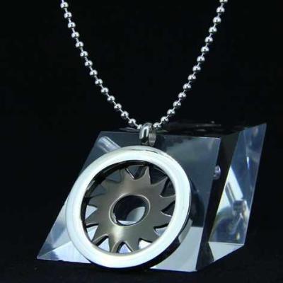 China Fashion High Quality Fashion Stainless Steel Round Shapped Necklace Pendant LPR159 for sale