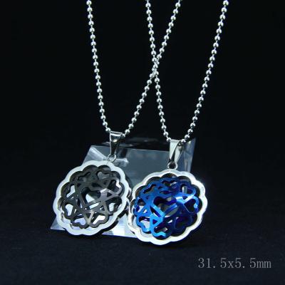 China Fashion High Quality Fashion Stainless Steel Round Shapped Necklace Pendant LPR56 for sale
