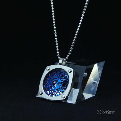 China Fashion High Quality Fashion Stainless Steel Round Shapped Necklace Pendant LPR52 for sale