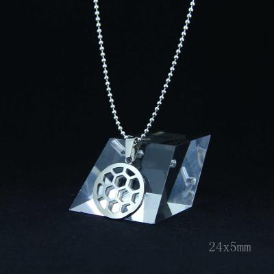 China Fashion High Quality Fashion Stainless Steel Round Shapped Necklace Pendant LPR61 for sale