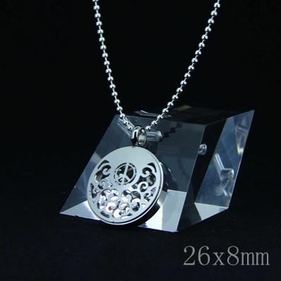 China Fashion High Quality Fashion Stainless Steel Round Shapped Necklace Pendant LPR60 for sale