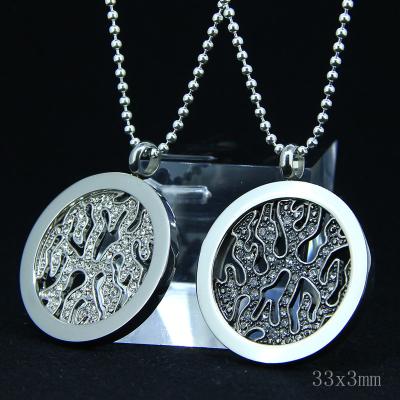 China Fashion High Quality Fashion Stainless Steel Round Shapped Necklace Pendant LPR17 for sale