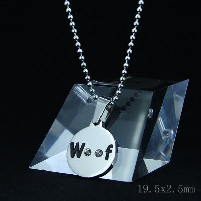 China Fashion High Quality Fashion Stainless Steel Round Shapped Necklace Pendant LPR168 for sale