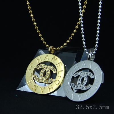 China Fashion High Quality Fashion Stainless Steel Round Shapped Necklace Pendant LPR164 for sale