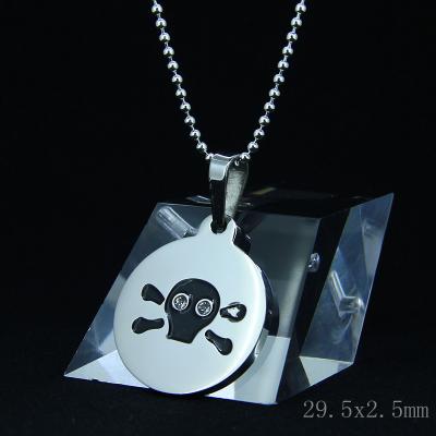 China Fashion High Quality Fashion Stainless Steel Round Shapped Necklace Pendant LPR179 for sale