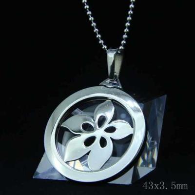 China Fashion High Quality Fashion Stainless Steel Round Shapped Necklace Pendant LPR156 for sale
