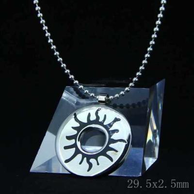 China Fashion High Quality Fashion Stainless Steel Round Shapped Necklace Pendant LPR157 for sale