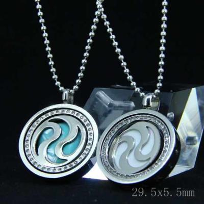China Fashion High Quality Fashion Stainless Steel Round Shapped Necklace Pendant LPR141 for sale