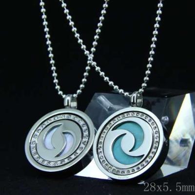 China Fashion High Quality Fashion Stainless Steel Round Shapped Necklace Pendant LPR142 for sale