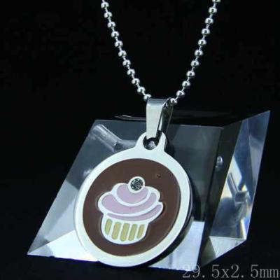 China Fashion High Quality Fashion Stainless Steel Round Shapped Necklace Pendant LPR138 for sale