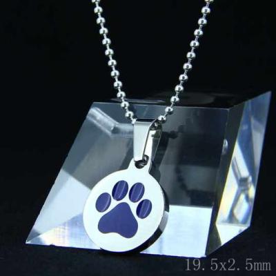 China Fashion High Quality Fashion Stainless Steel Round Shapped Necklace Pendant LPR129 for sale