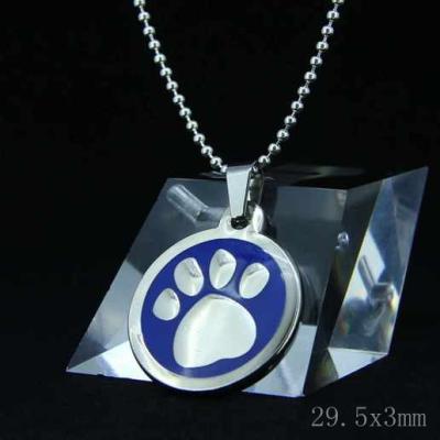 China Fashion High Quality Fashion Stainless Steel Round Shapped Necklace Pendant LPR137 for sale