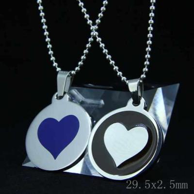 China Fashion High Quality Fashion Stainless Steel Round Shapped Necklace Pendant LPR134 for sale