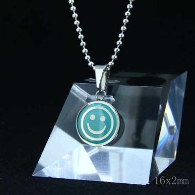 China Fashion High Quality Fashion Stainless Steel Round Shapped Necklace Pendant LPR122 for sale