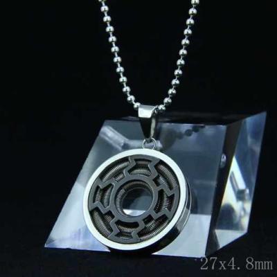 China Fashion High Quality Fashion Stainless Steel Round Shapped Necklace Pendant LPR110 for sale