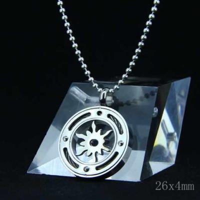 China Fashion High Quality Fashion Stainless Steel Round Shapped Necklace Pendant LPR108 for sale