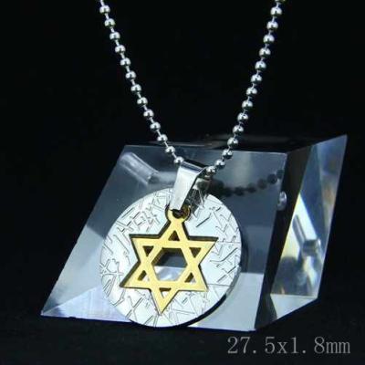 China Fashion High Quality Fashion Stainless Steel Round Shapped Necklace Pendant LPR107 for sale