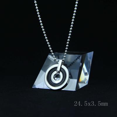 China Fashion High Quality Fashion Stainless Steel Round Shapped Necklace Pendant LPR99 for sale