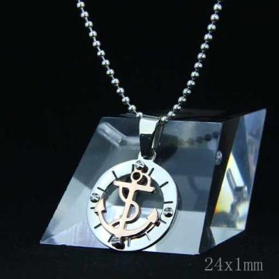 China Fashion High Quality Fashion Stainless Steel Round Shapped Necklace Pendant LPR104 for sale