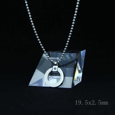 China Fashion High Quality Fashion Stainless Steel Round Shapped Necklace Pendant LPR78 for sale