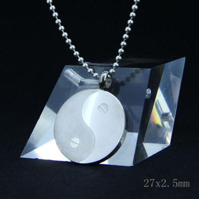 China Fashion High Quality Fashion Stainless Steel Round Shapped Necklace Pendant LPR255 for sale