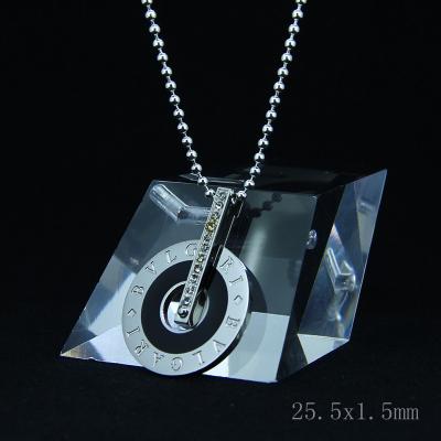 China Fashion High Quality Fashion Stainless Steel Round Shapped Necklace Pendant LPR189 for sale