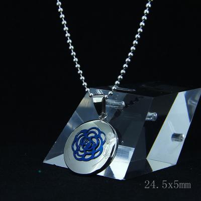 China Fashion High Quality Fashion Stainless Steel Round Shapped Necklace Pendant LPR309 for sale