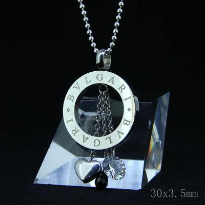 China Fashion High Quality Fashion Stainless Steel Round Shapped Necklace Pendant LPR287 for sale