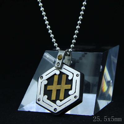 China Fashion High Quality Fashion Stainless Steel Round Shapped Necklace Pendant LPR275 for sale