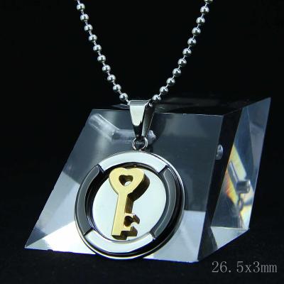 China Fashion High Quality Fashion Stainless Steel Round Shapped Necklace Pendant LPR265 for sale