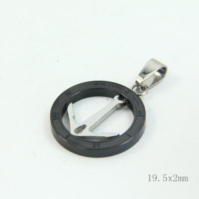 China Fashion High Quality Fashion Stainless Steel Round Shapped Necklace Pendant LPR330-2 for sale