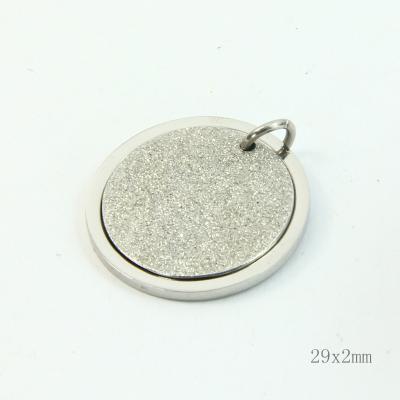 China Fashion High Quality Fashion Stainless Steel Round Shapped Necklace Pendant LPR328 for sale
