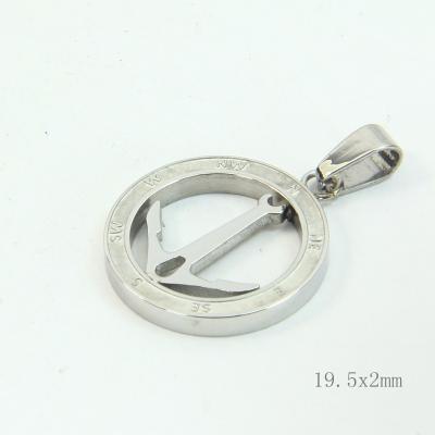 China Fashion High Quality Fashion Stainless Steel Round Shapped Necklace Pendant LPR330-1 for sale