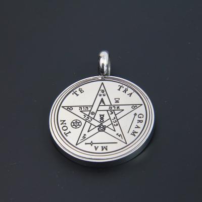 China Fashion High Quality Fashion Stainless Steel Round Shapped Necklace Pendant LPR368 for sale
