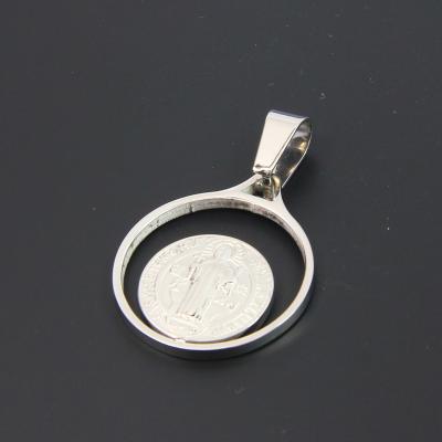 China Fashion High Quality Fashion Stainless Steel Round Shapped Necklace Pendant LPR370-1 for sale